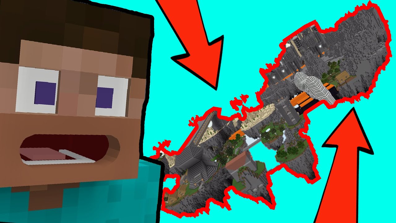Top 5 BIGGEST MAPS IN MINECRAFT - YouTube