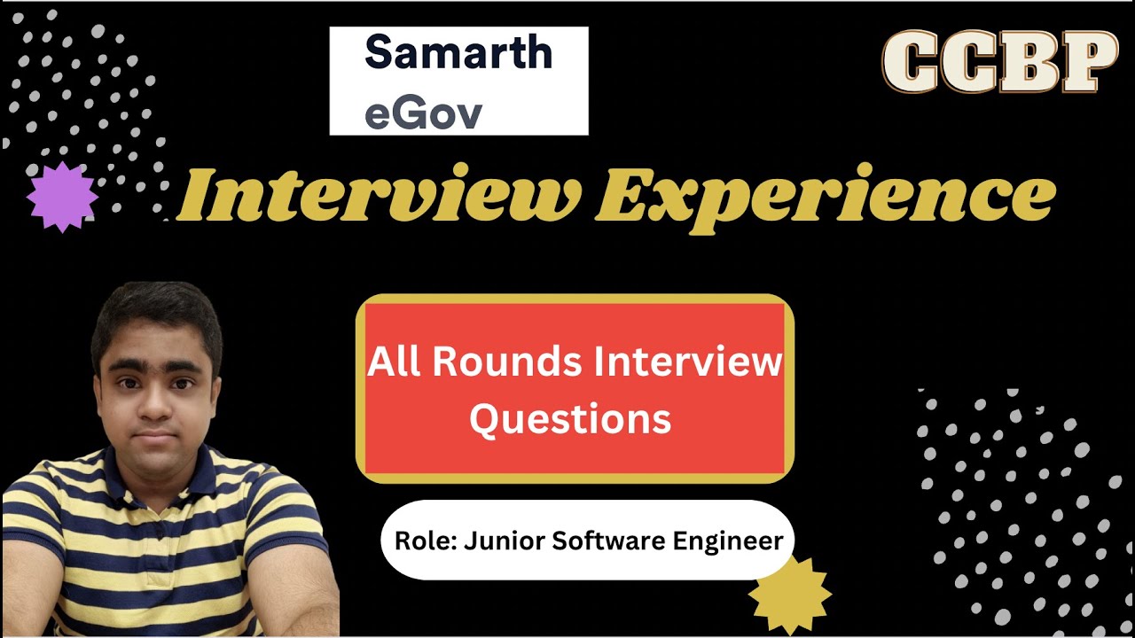Samarth eGov All rounds Interview Questions | Interview Experience ...