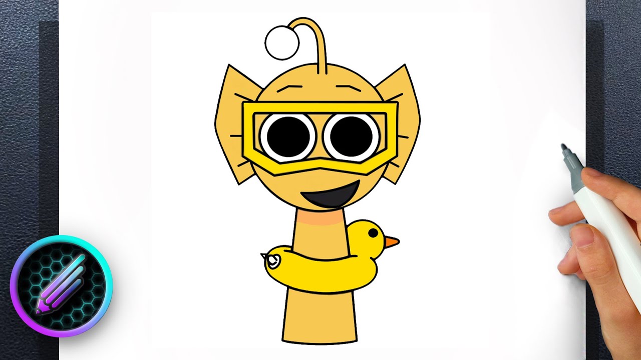 How to Draw Bailey | Sprunki Incredibox | Step by Step - YouTube