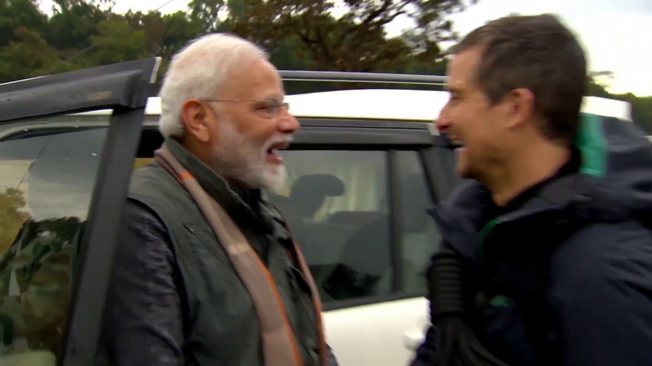 Narendra Modi With Bear Grylls | Man Vs Wild - YouTube