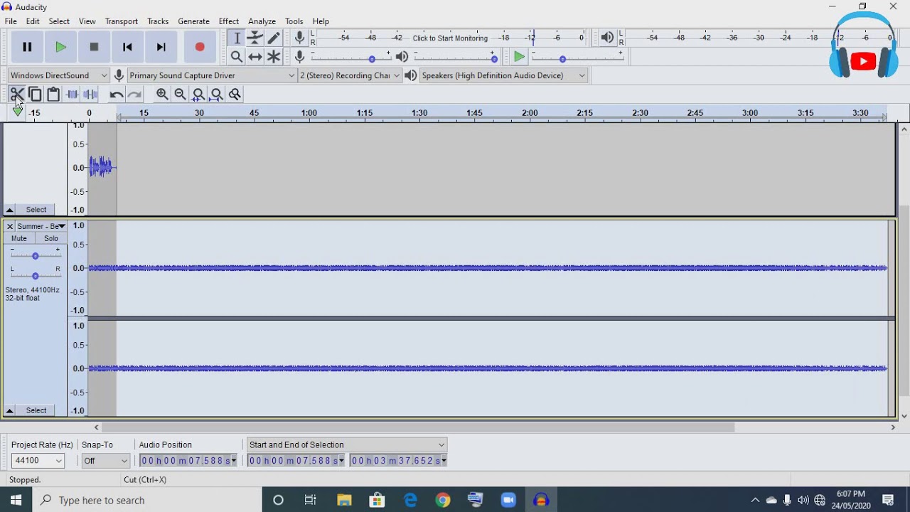 How to Add Background Music And Reduce background sound In Audacity ...