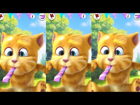 Talking Ginger 2/ talking ginger/ abc song/ yellow cat/ Gaming/ talking ...