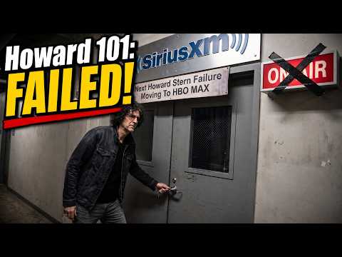 Howard Stern On To NEXT FAILURE...HBO MAX. Howard 101 On SiriusXM Is KAPUT!