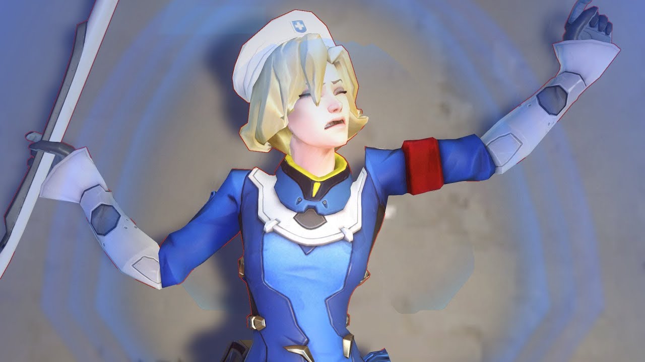Overwatch - Mercy sleep ryona (Combat medic Ziegler) - YouTube
