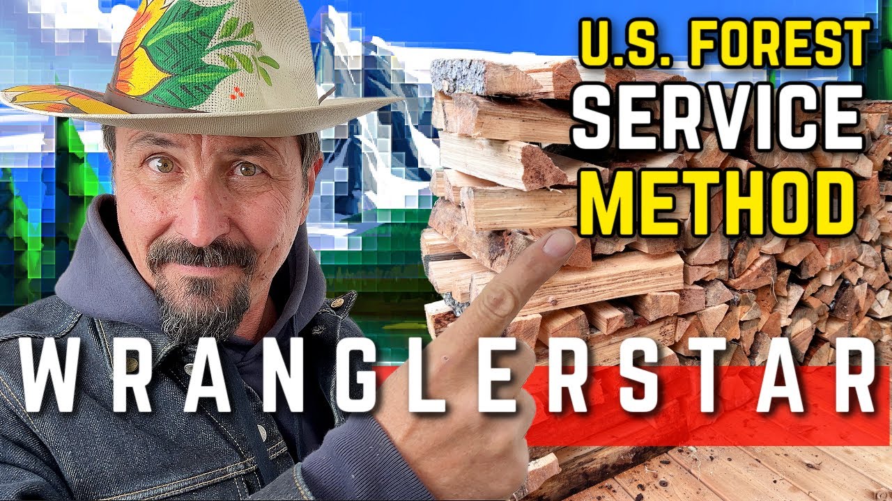 How The U.S. FOREST SERVICE Stacks Firewood 🔥 🪵 - YouTube