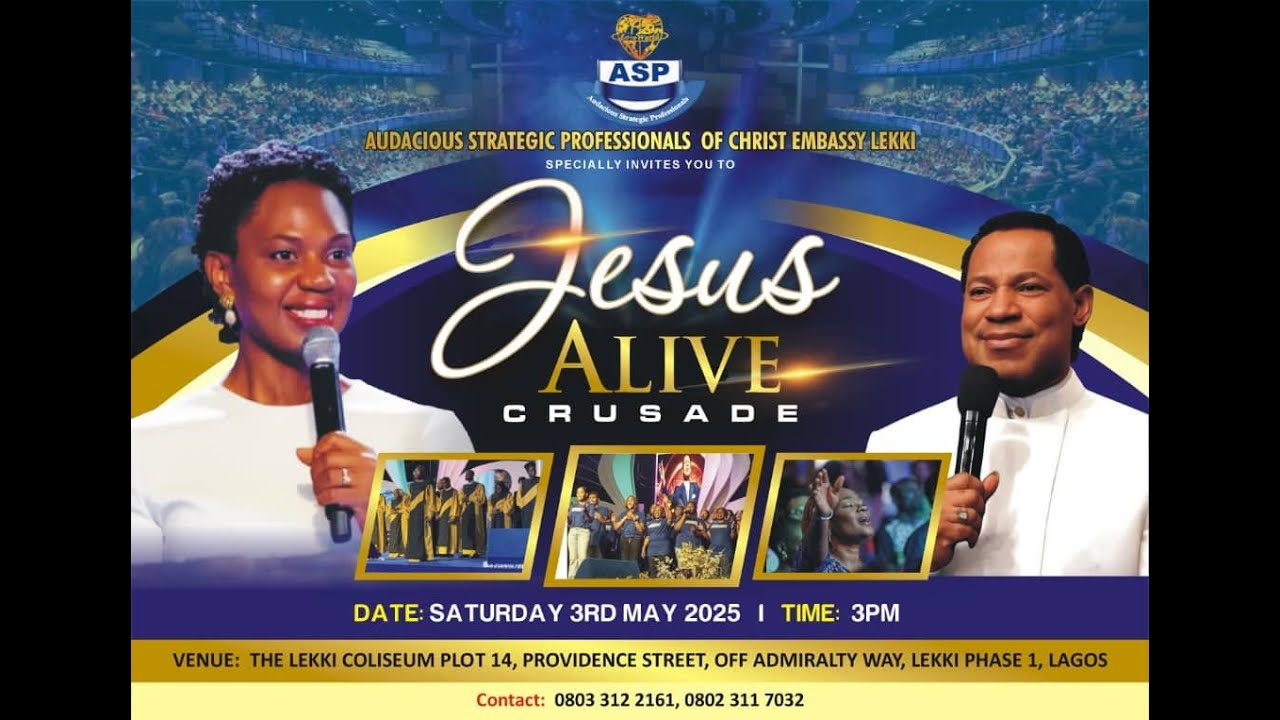 JESUS ALIVE CRUSADE BY THE ASP LEKKI - YouTube