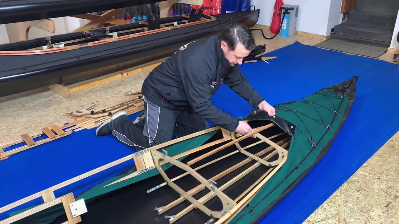 Aufbauvideo zum Faltboot RZ 85 - dem Klassiker aus dem Hause POUCH ...