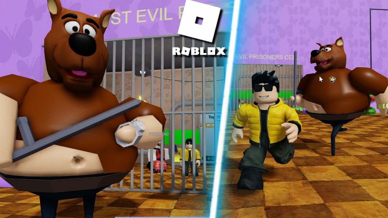 SCOOBY-DOO BARRY'S PRISON RUN! (OBBY) - YouTube