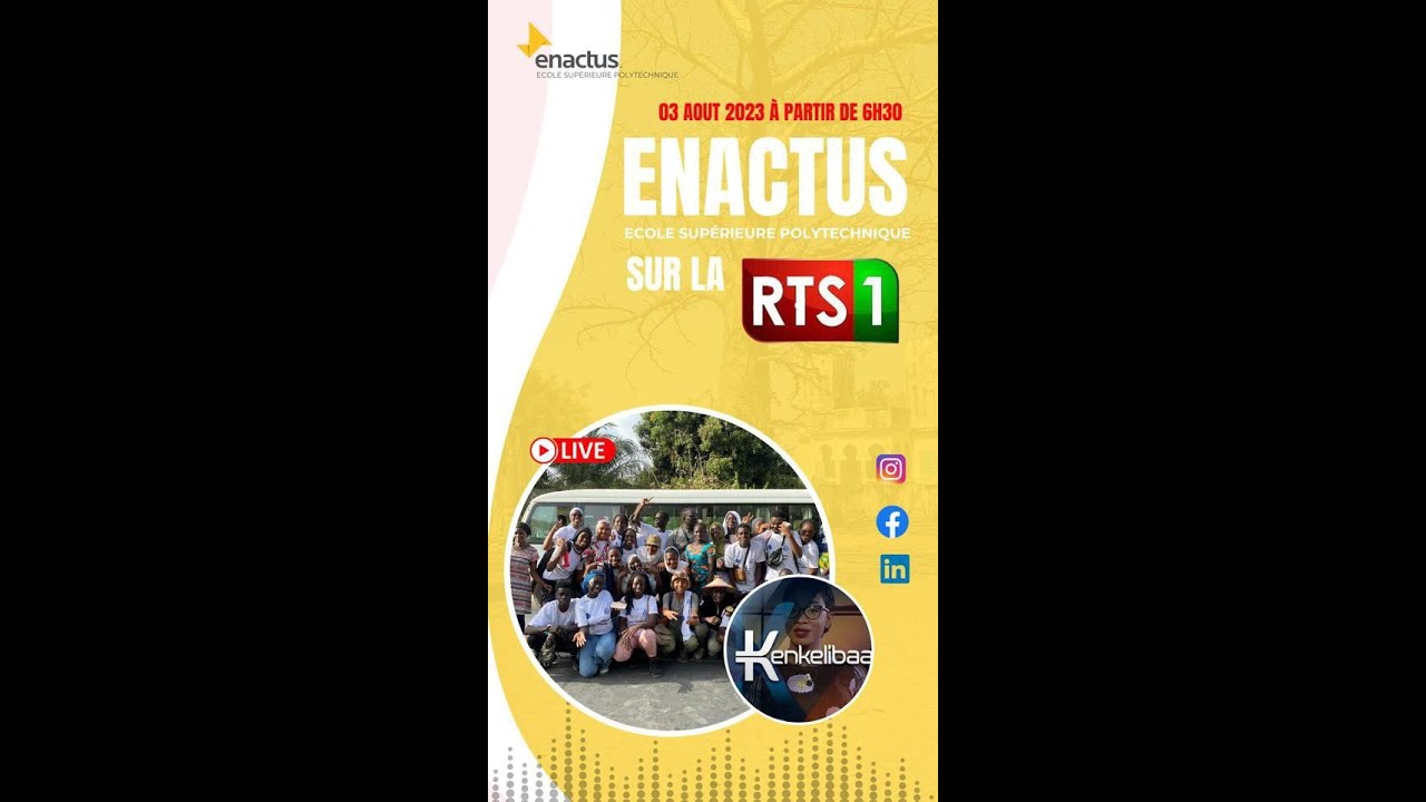 Découvrez Enactus ESP dans #Kenkelibaa sur la RTS1 - YouTube