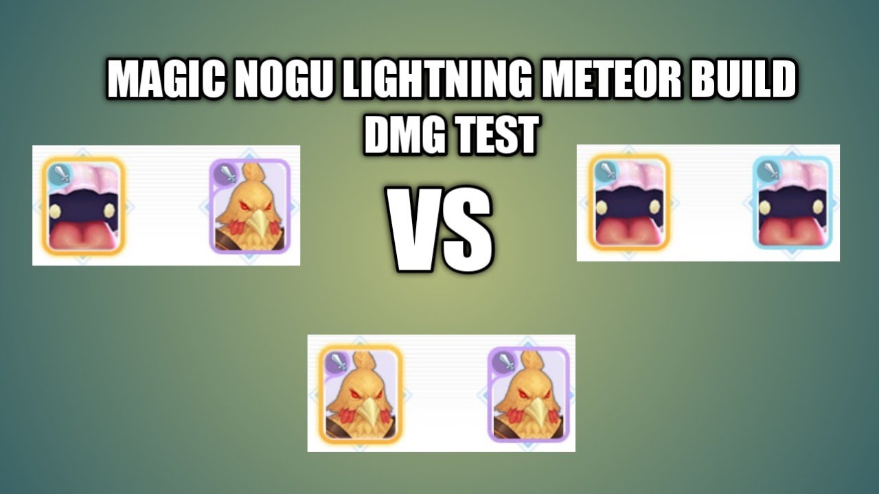 Nogu Magic Dmg Test Lightning Meteor Build 2 Shell Chepet VS Combine VS ...