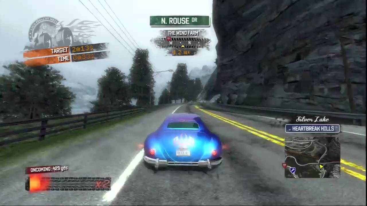 Burnout Paradise - Thunder Custom Burning Route - YouTube