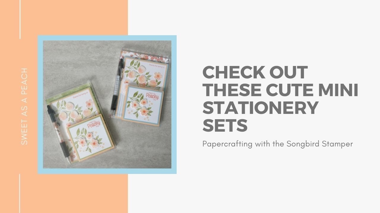 Make a Mini Stationery Set - YouTube