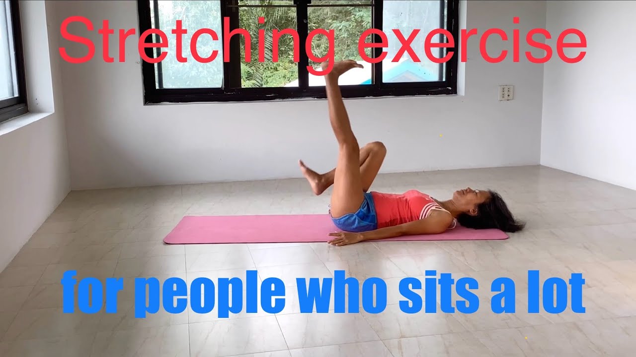 Stretching exercise for people who sits a lot - YouTube