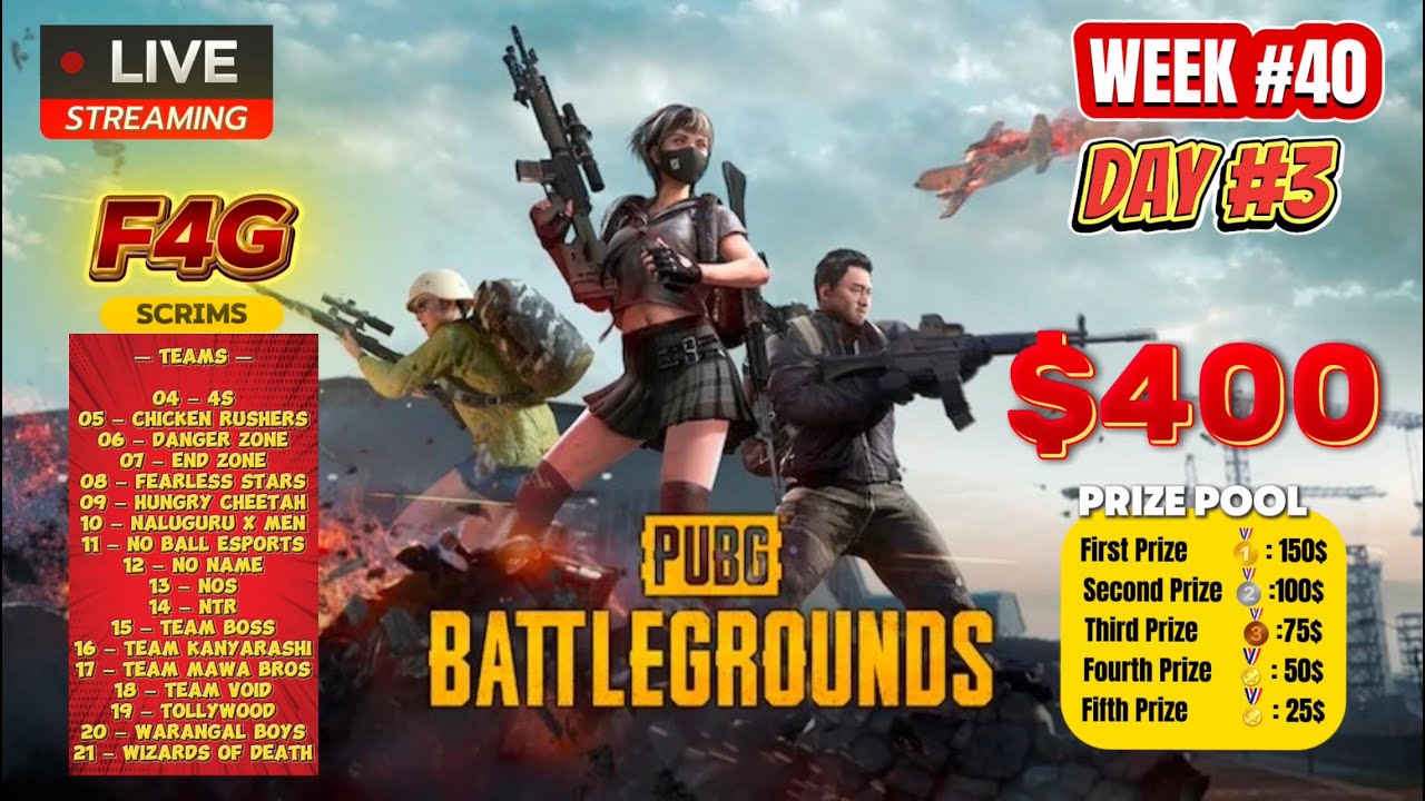 🔴LIVE: తెలుగు PUBG Mobile Scrims! 💥తుపాన్ లాంటి యాక్షన్ మిస్ అవొద్దు! 🎮🔥 - YouTube