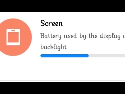 Battery used by the display and backlight Screen settings in Poco and ...