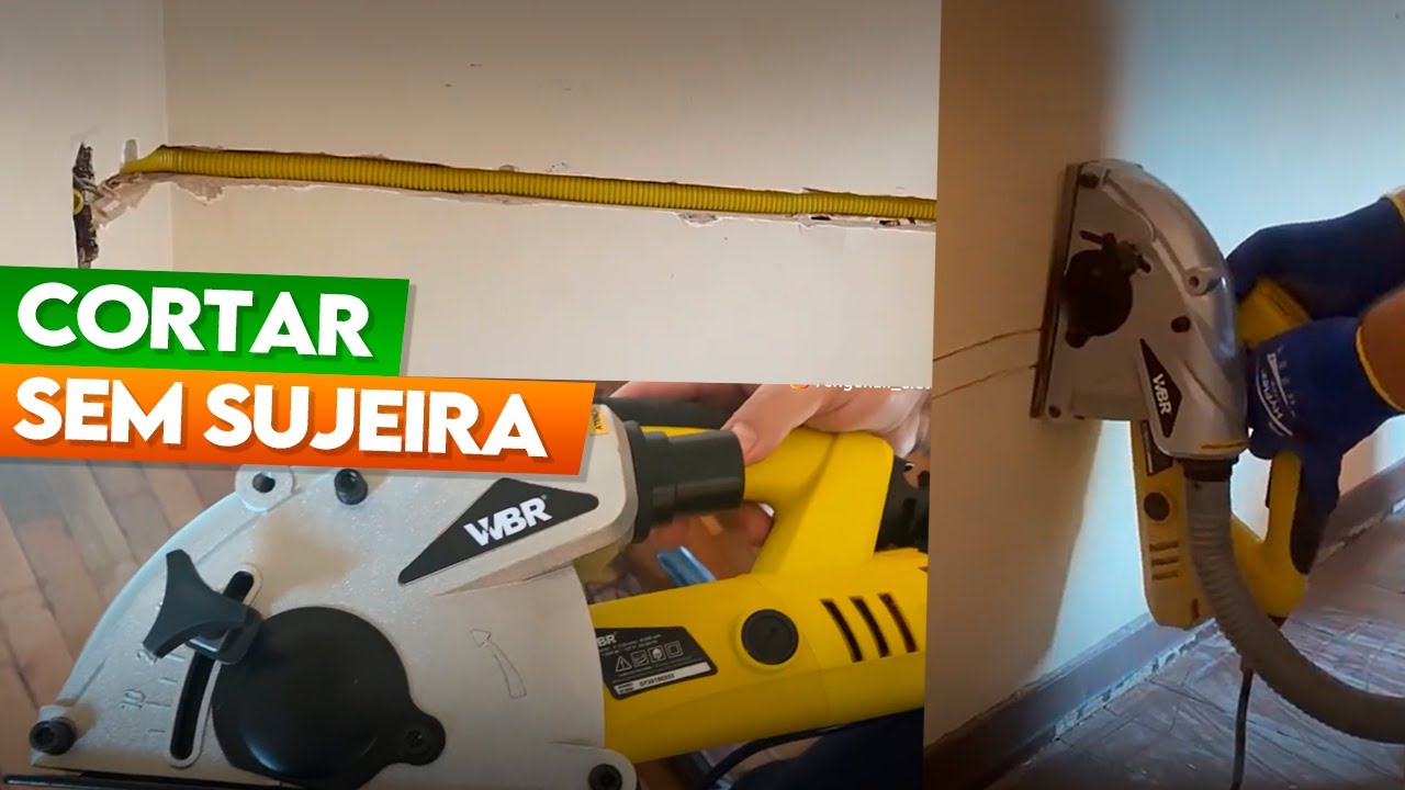 Melhores Ferramentas para CORTAR PAREDE sem muita SUJEIRA - YouTube