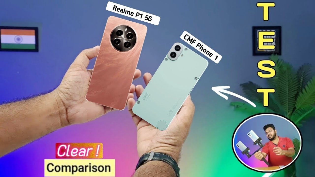 CMF Phone 1 vs Realme P1 5G in Hindi | CMF Phone 1 vs Realme P1 5G ...