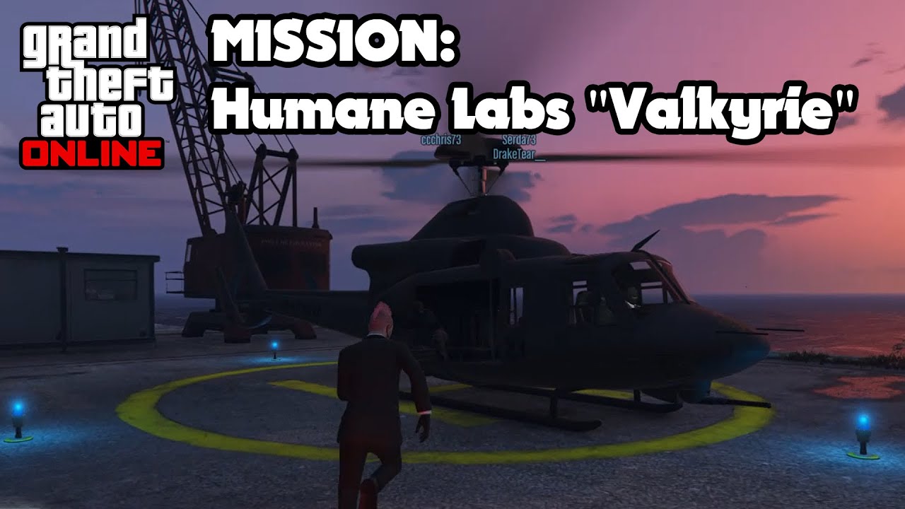 GTA 5 Online - Humane Labs Valkyrie mit DrakeTear__ - YouTube