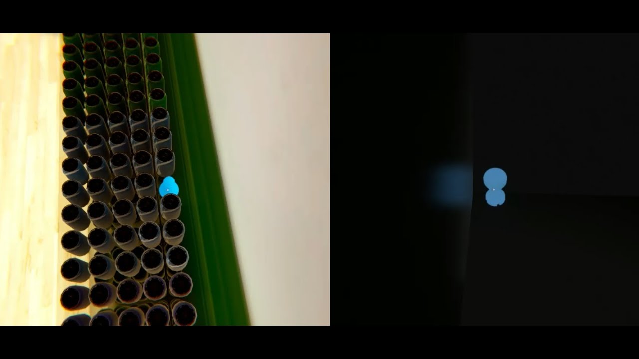 Superliminal Level 8 (Whitespace) - Fifth blue pawn and blue rook chess ...