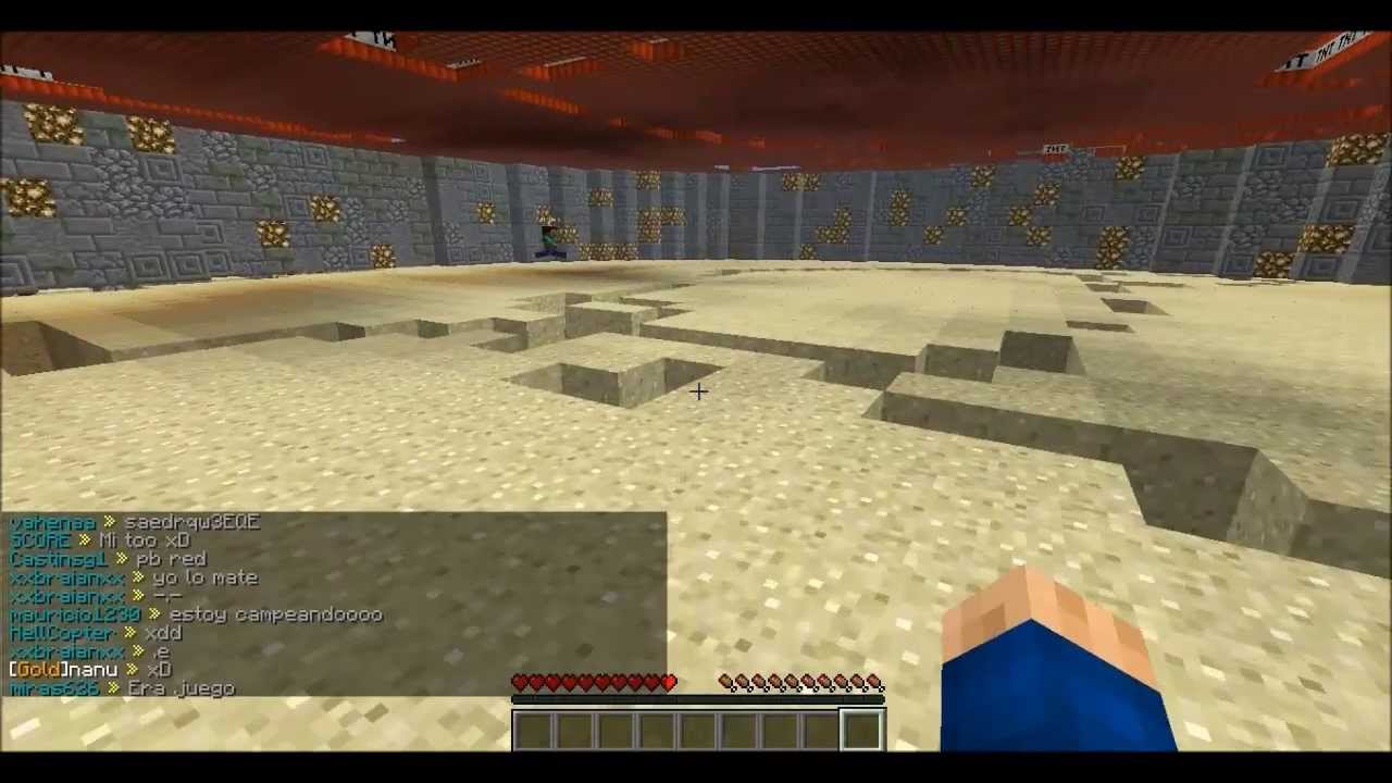 Minecraft TNT Run | Server no premium 1.7.5 | parte #1 [LOMCRAFTEO ...