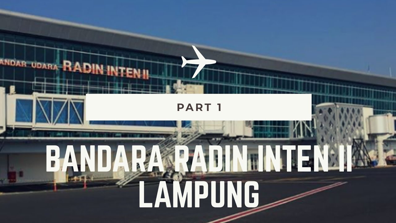 Pesawat Landing & Take Off Di Bandara Radin inten II Lampung - YouTube