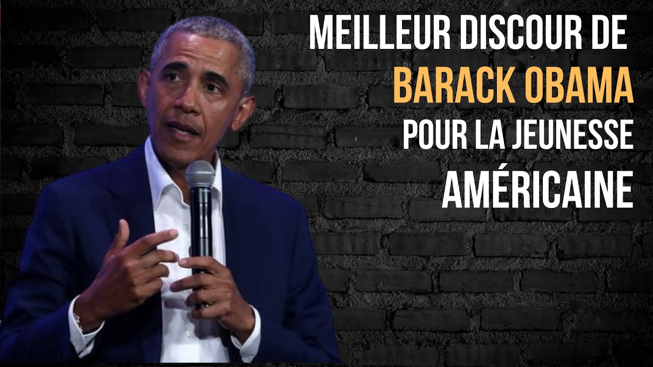 Discours inspirant de Barack Obama, traduit en français || L'un des ...