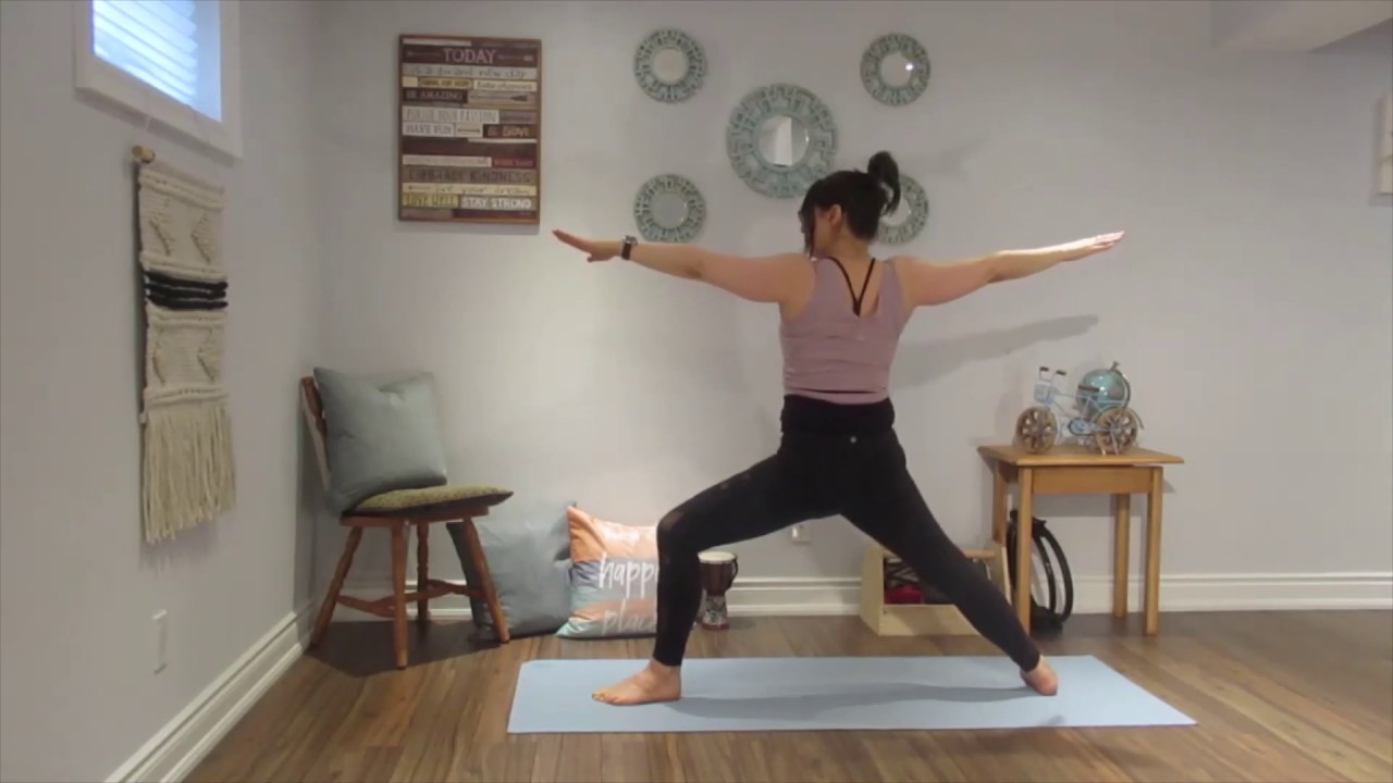 7 Minute Yoga Flow Sweat Workout - YouTube