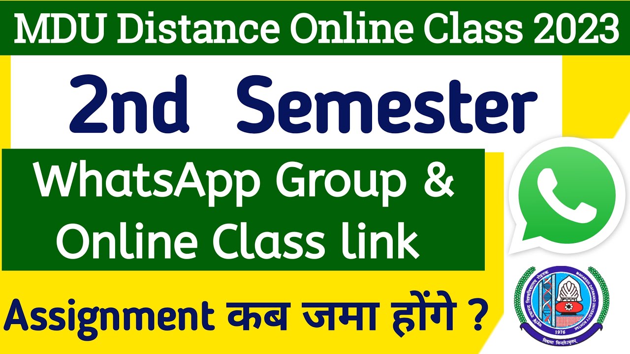 Mdu Distance 2nd Semester Class 2023 Mdu Bcom Distance Class Time mdu-distance-2nd-semester-class-2023-mdu-bcom-distance-class-time
