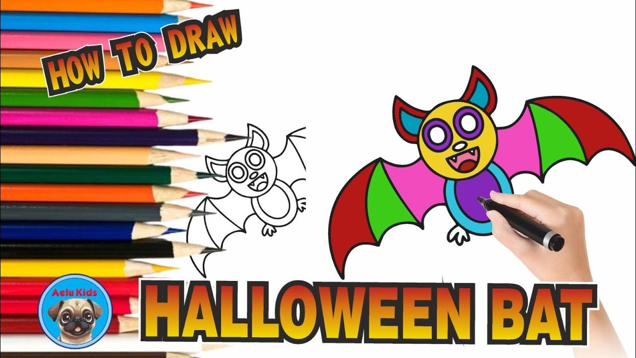 TitleHow to Draw Halloween Bat for Kids | Easy Step by Step Drawing ...
