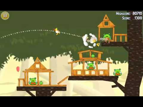 Angry Birds Walkthrough - Danger Above Levels 6-11 to 6-15 - YouTube