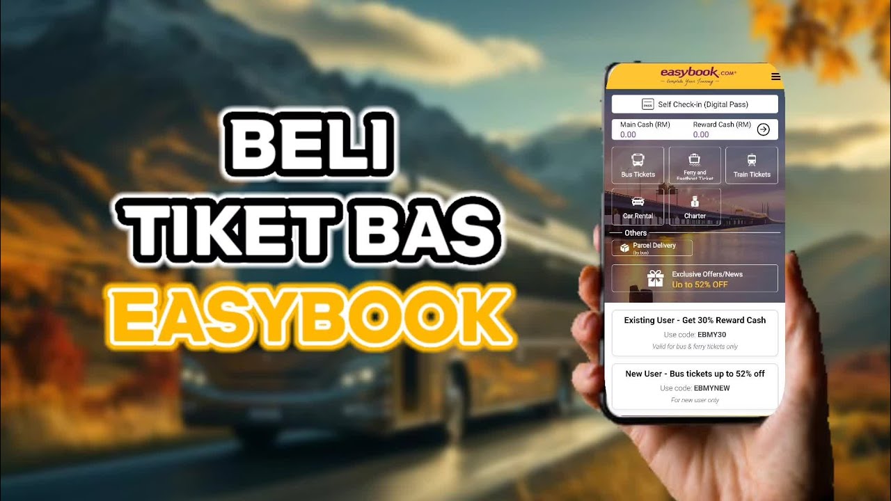 Cara Beli Tiket Bas di EasyBook - YouTube