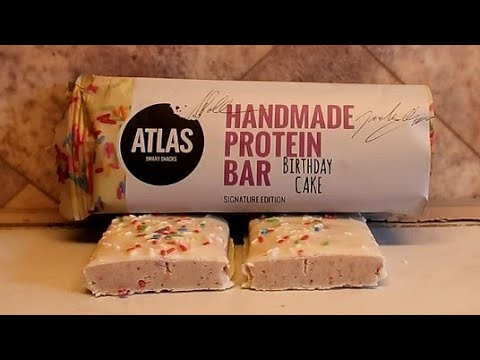 #Taste-Test- Atlas Smart Snack Proteinbar 🎂 Birthday Cake 🎂