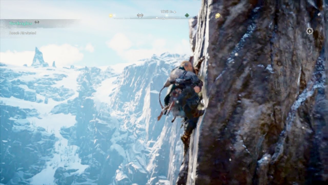 Assassin's Creed Valhalla Mountain Climbing improvement | 1080TI | 4GB ...