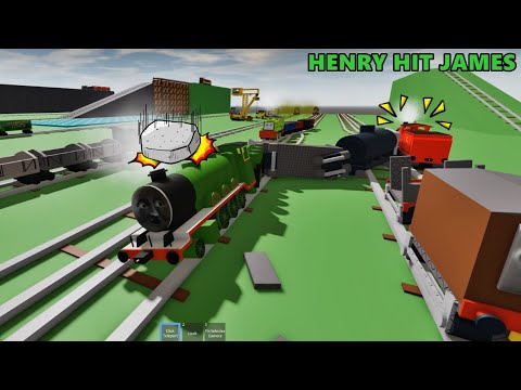 THOMAS AND FRIENDS CRASHES Henry Hit James Thomas the Tank Engine - YouTube