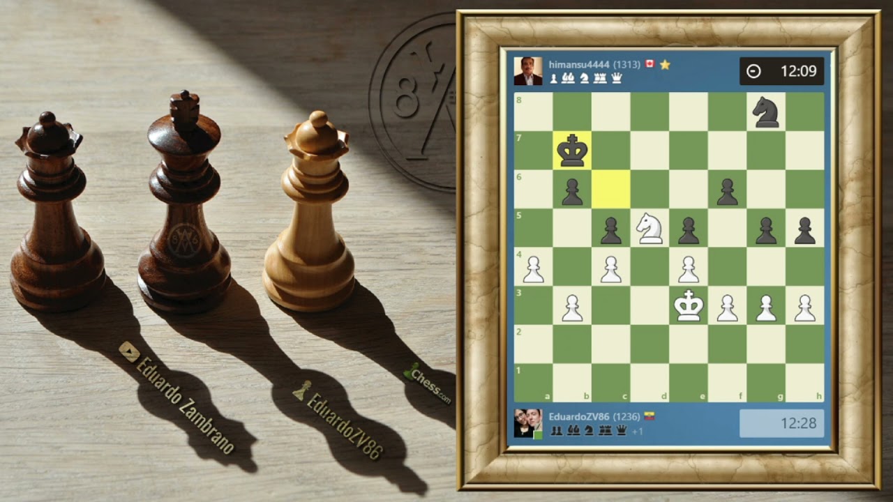 FINAL DE CABALLOS... 👊 [♞ vs ♞] // Chess.com ♛♚♜♝♞♟|| EduardoZV86 vs ...