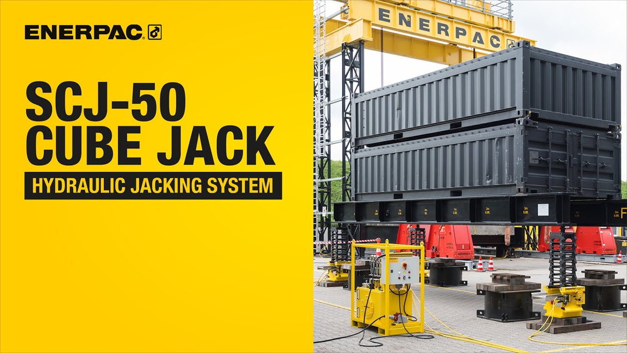 SCJ-50 Cube Jack | Compact Jack-Up System For Heavy Lifting | Enerpac ...