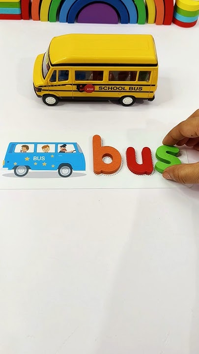 B is for BUS | abc phonics | Learn to spell #toddlerlearning # ...