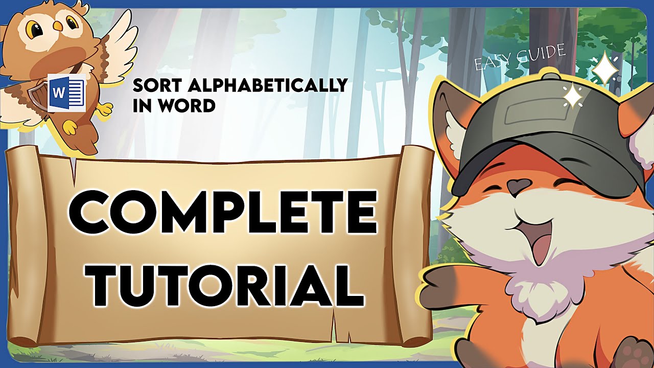 How To Alphabetize In Word | Guide Glimpse - YouTube