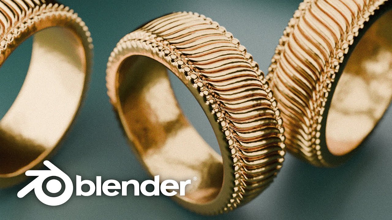 Blender Tutorial: Men's Ring | EASY Beginners - YouTube