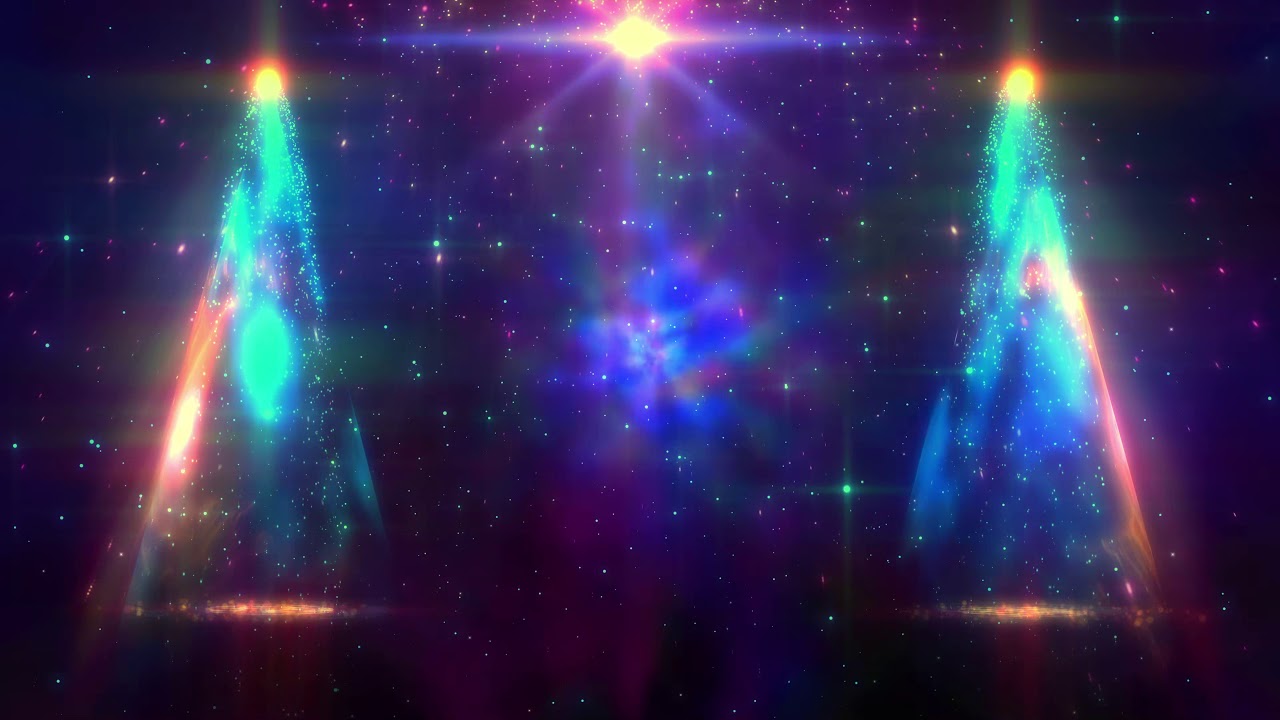 Cosmic Light Beams 🌟 4K Glowing Stars 🌟 Moving Background for Edits 🌟AA ...