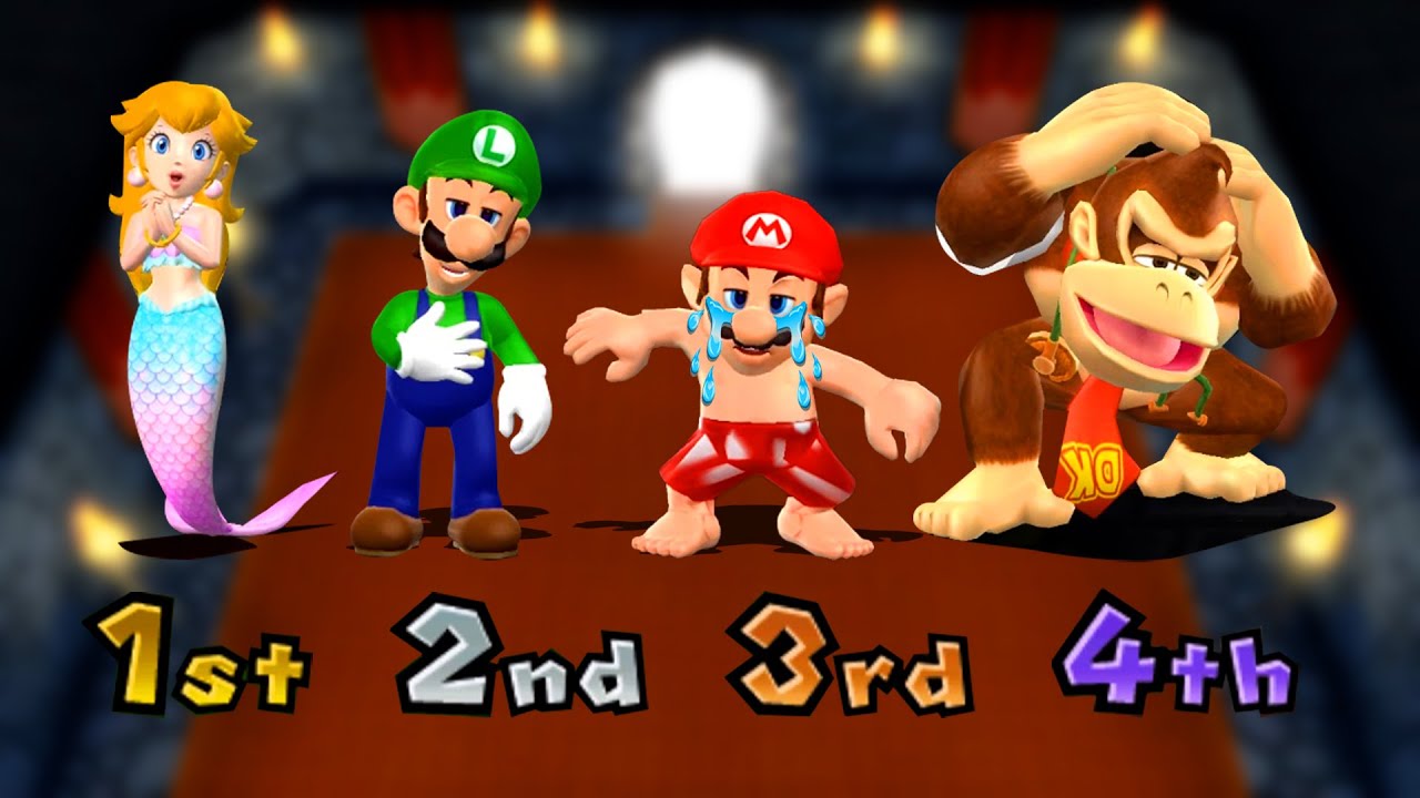 Mario Party 9 – Mermaid Peach Ultimate Showdown | Mario, Luigi, Donkey ...