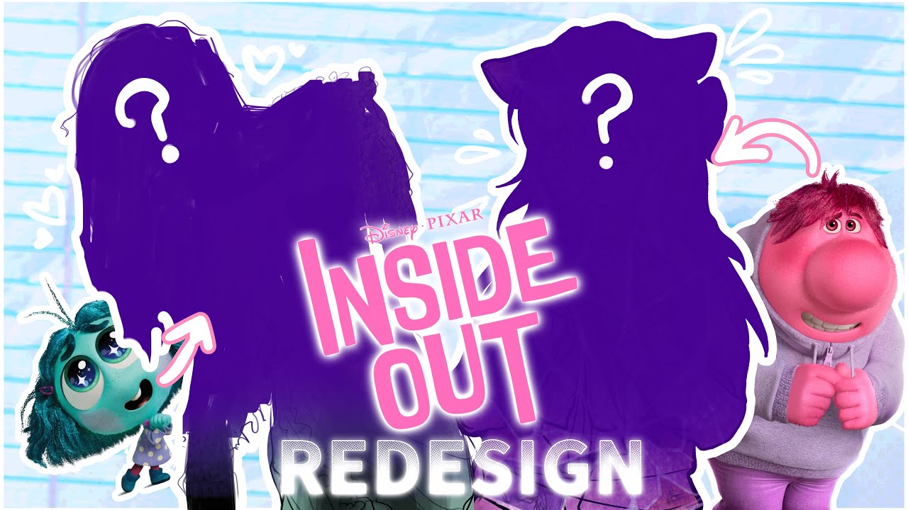 REDESIGNING INSIDE OUT CHARACTERS PART 2 [ redesign, speedpaint ...