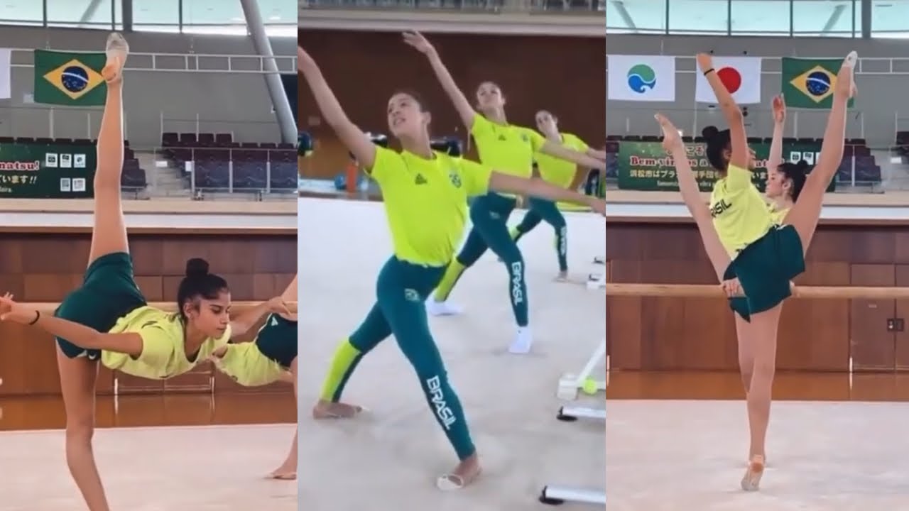 Balé clássico como parte do treino da Ginástica Rítmica - Seleção ...