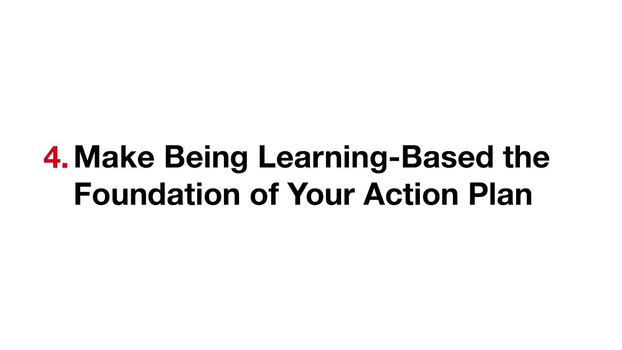 The Six Personal Perspectives: Step 4: Make Being Learning-Based the ...