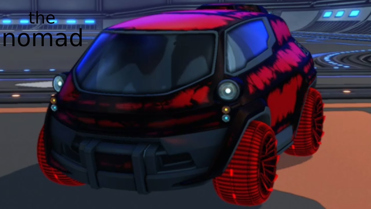 using the brand new car in rocket league the nomad (rocket league nomad ...