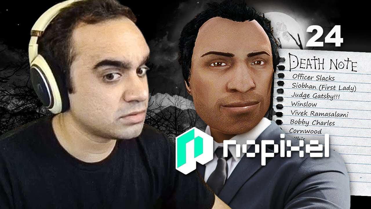 Squeex creates a GTA RP Death Note... (Vivek NoPixel 4.0) - YouTube