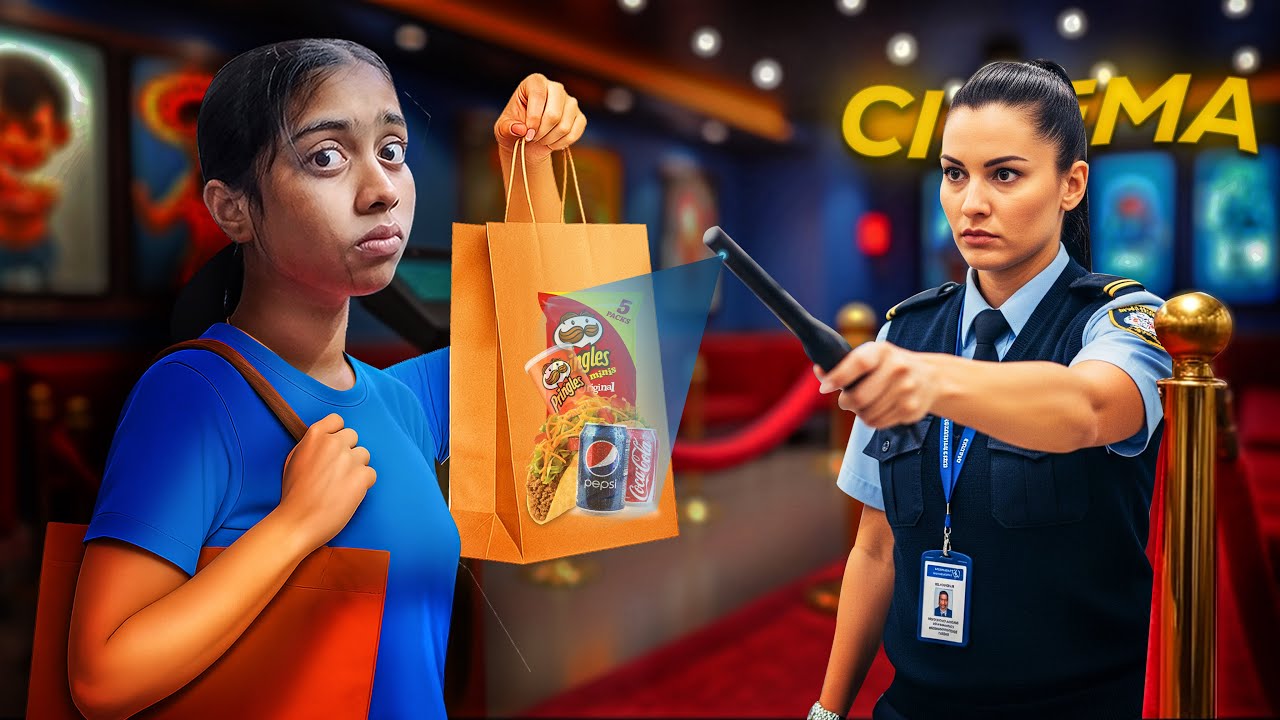 Sneaking Food into the Movie Theater GONE WRONG! - YouTube