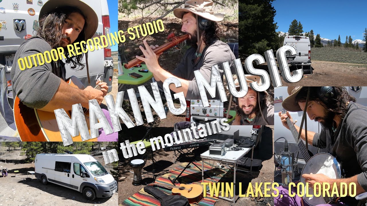 Making Music in the Mountains | Outdoor Recording Studio Session #1 ...