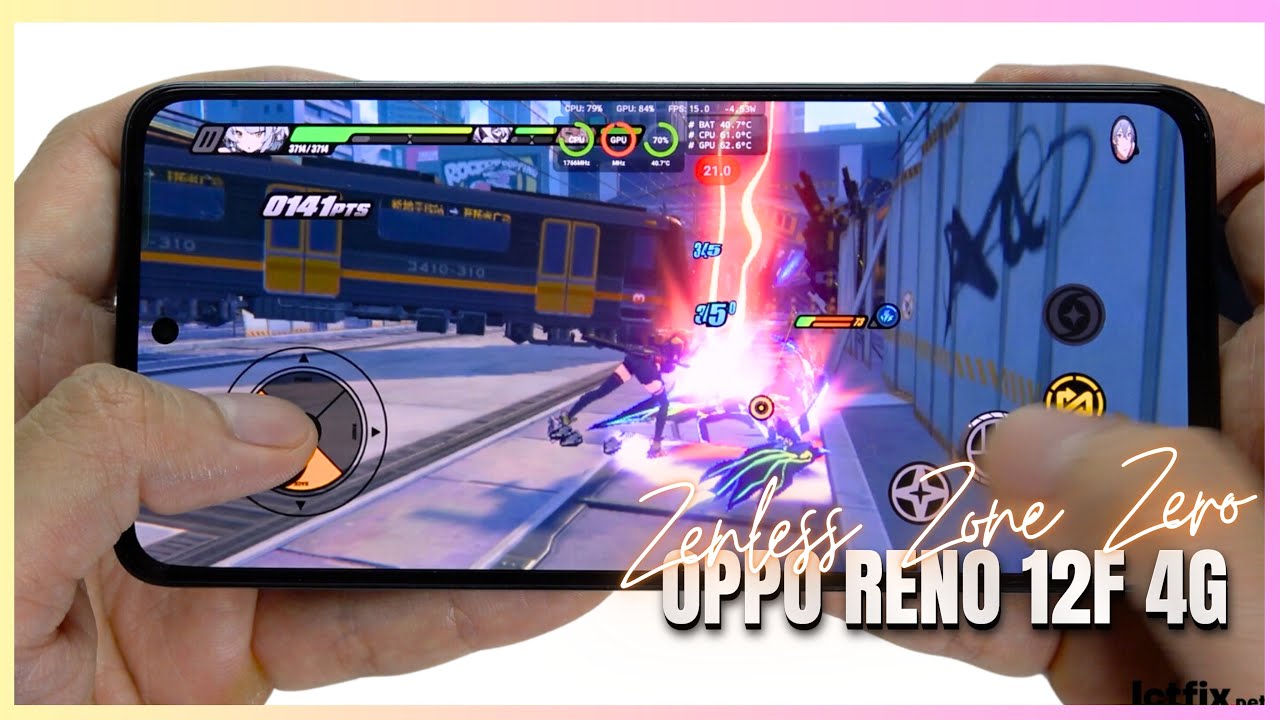 Oppo Reno12 F 4G Zenless Zone Zero Gaming test | Snapdragon 685, 120Hz ...