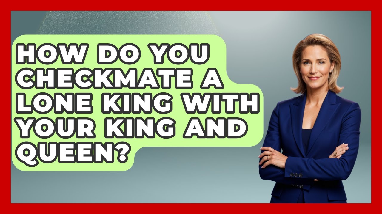 How Do You Checkmate A Lone King With Your King And Queen? - The Chess ...